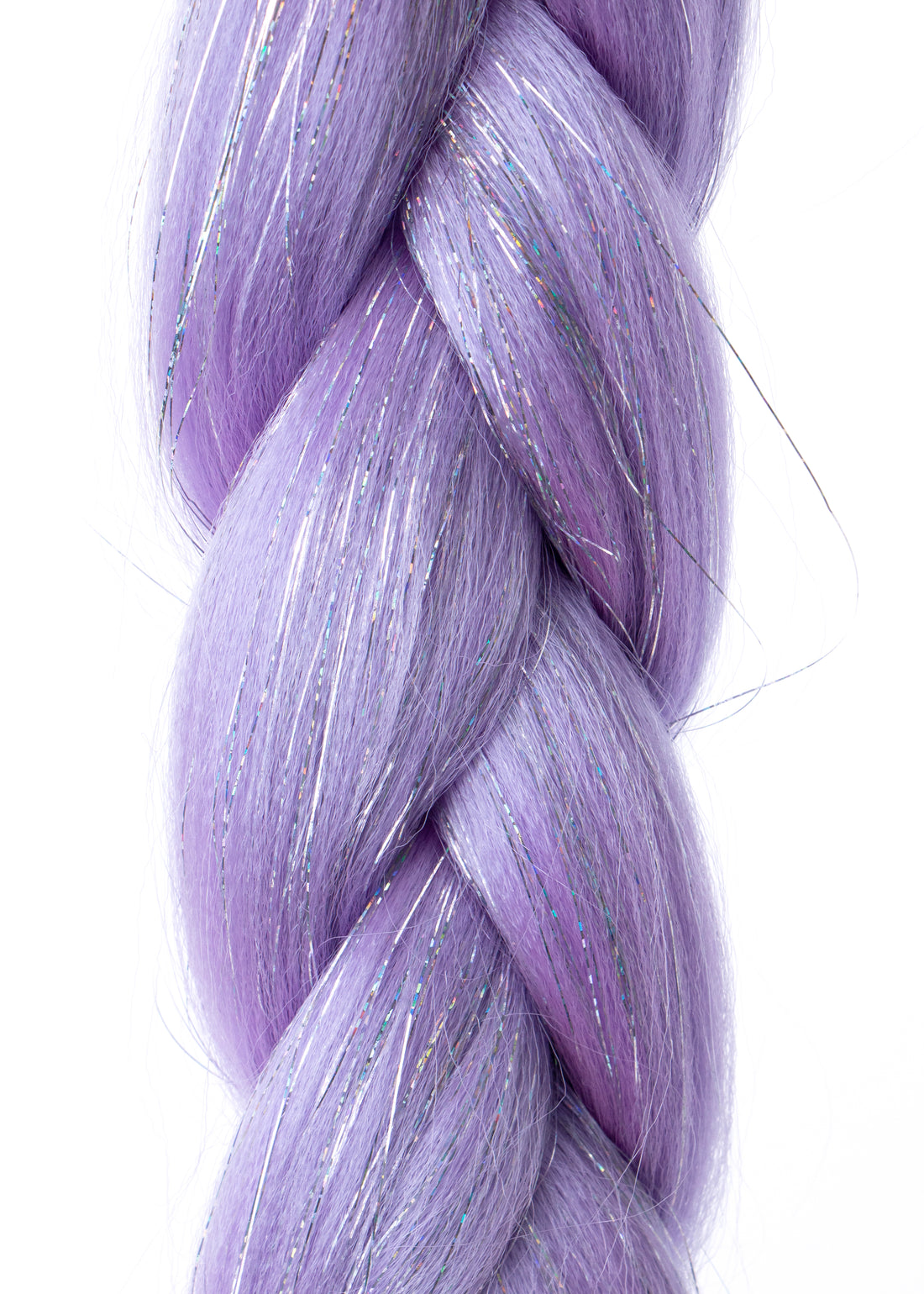 24" Purple Hair Extension with Tinsels – Every Little Strand